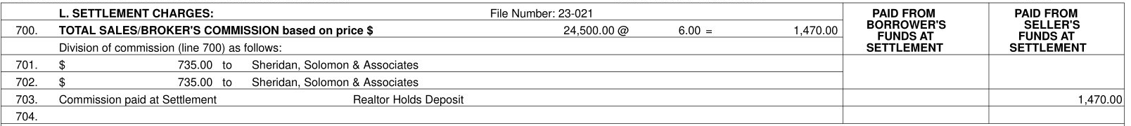 Real Estate Settlement: Closing Statement [Example]